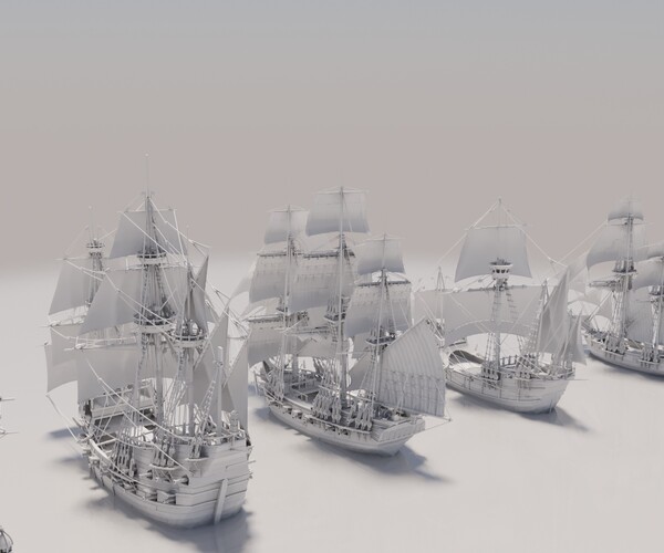 ArtStation - SHIPS Kitbash Set | Resources