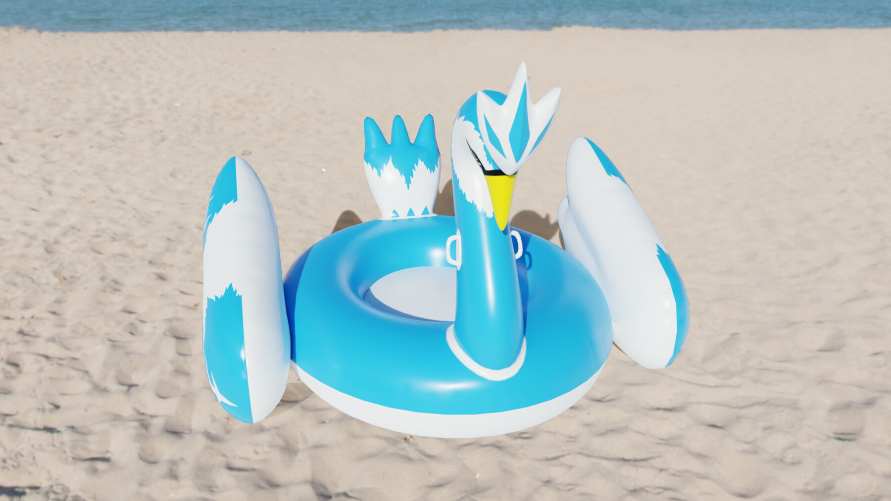 ArtStation - CryoPhoenix Inflatable Toy Low-poly | Game Assets