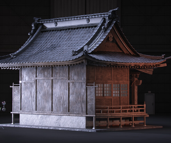 ArtStation - Shinto Shrine Japanese Temple | Game Assets