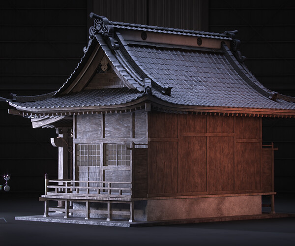ArtStation - Shinto Shrine Japanese Temple | Game Assets