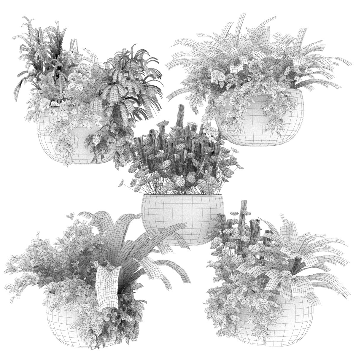 ArtStation - Collection plant vol 247- leaf - grass - blender - 3dmax ...