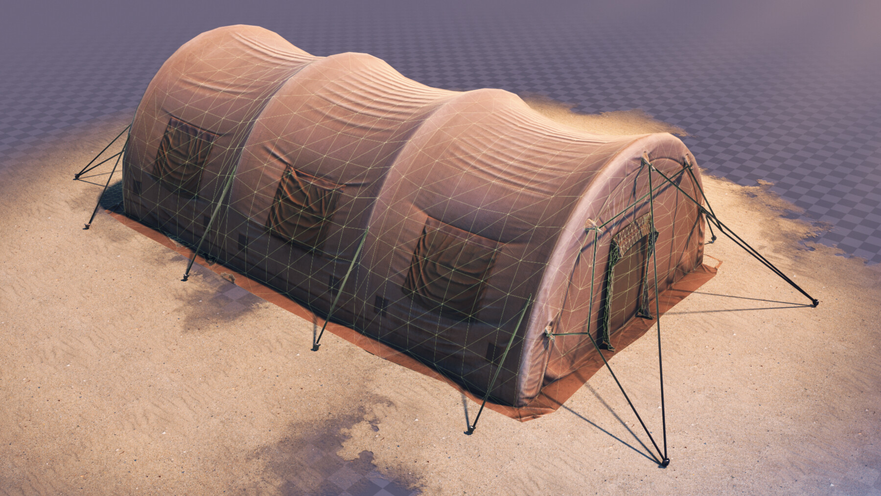 ArtStation - Military Tent | Game Assets