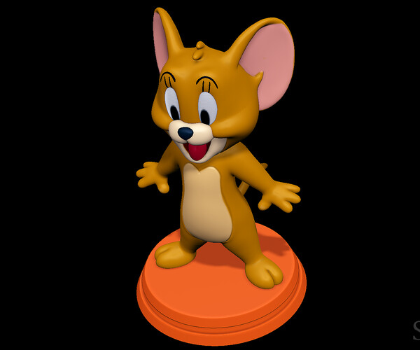 ArtStation - Jerry - Tom and Jerry 3D print model | Resources