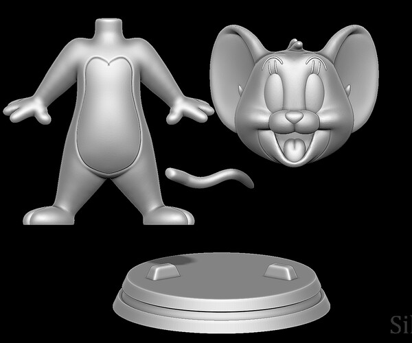 ArtStation - Jerry - Tom and Jerry 3D print model | Resources