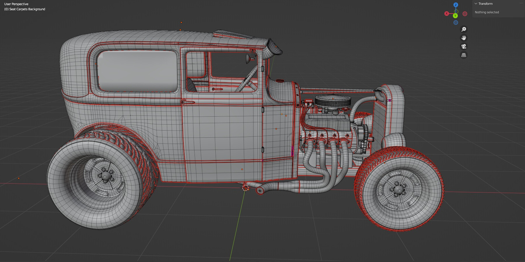 ArtStation - Street Hot Rod | Game Assets