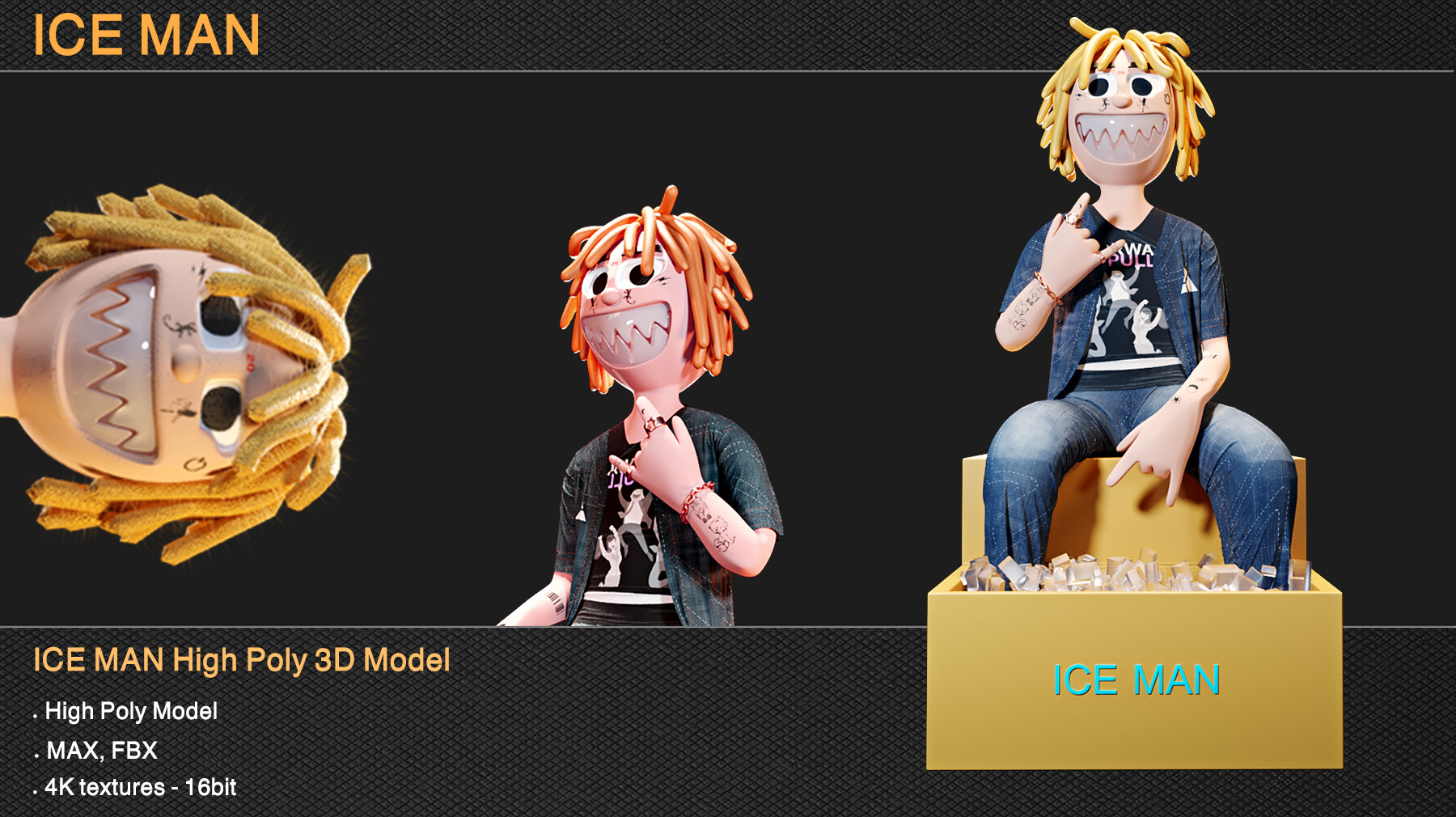 ArtStation - ICE MAN | Game Assets