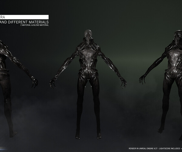 ArtStation - Alien 02 - Game Assets + Extra | Game Assets