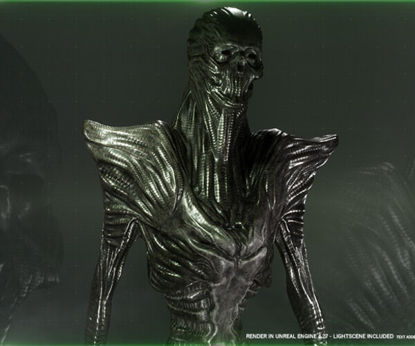 ArtStation - Alien 03 - Game Assets + Extra | Game Assets