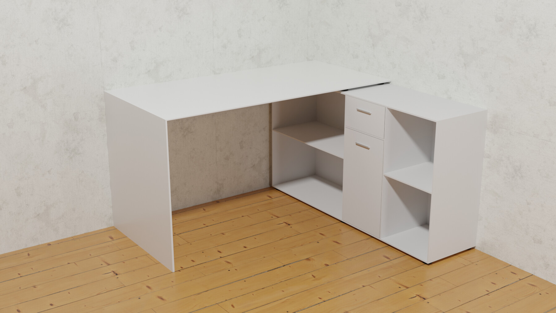 ArtStation - 3D white table | Game Assets