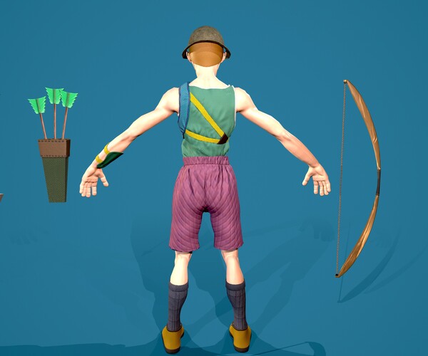 ArtStation - Archer | Game Assets