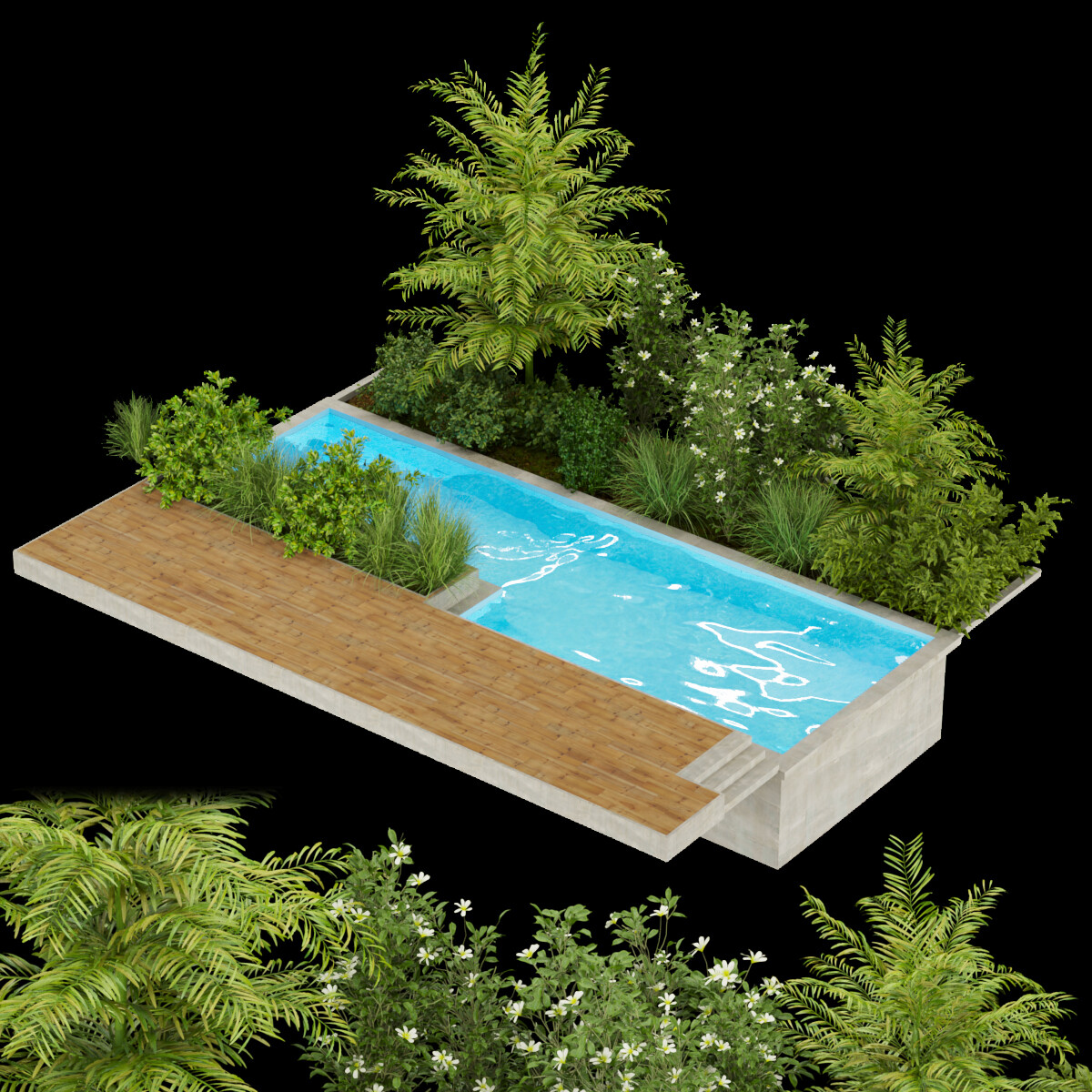 ArtStation - Collection plant vol 249 plugin corona - Urban ...