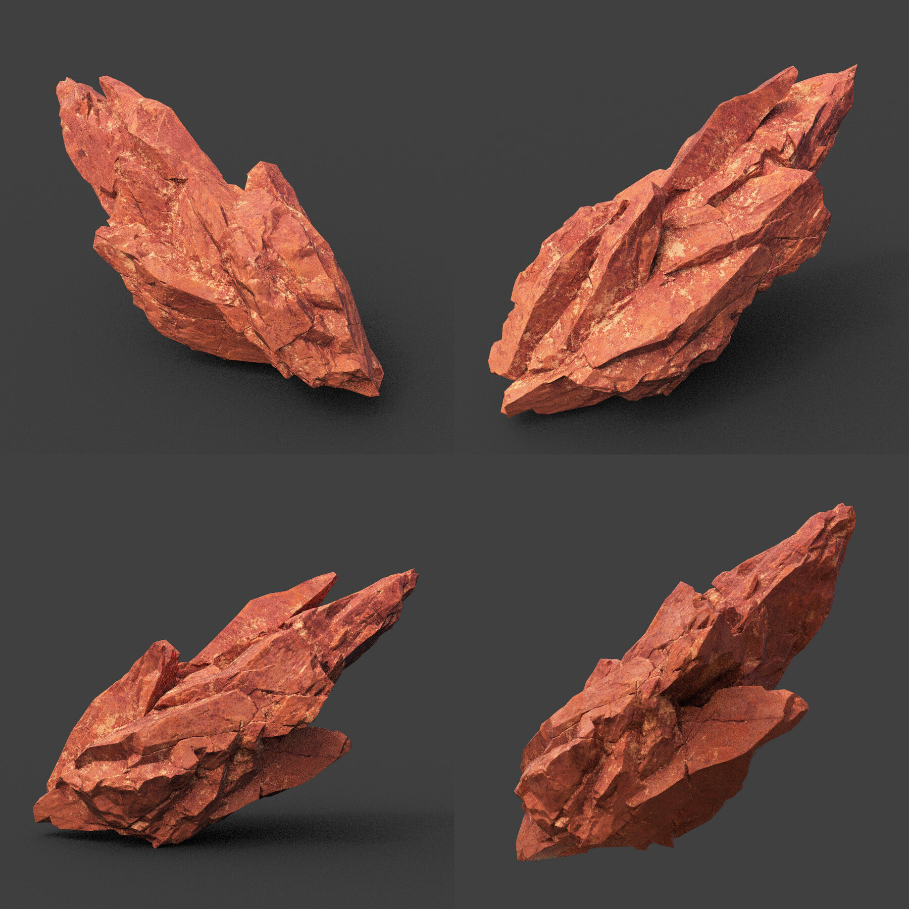 ArtStation - Scifi Yellow Sharp Rock 220611 - Ultra HD 16K Textures ...