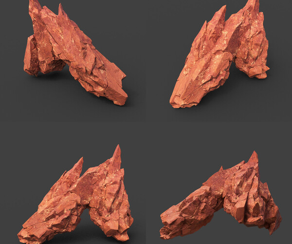 ArtStation - Scifi Yellow Sharp Rock 220611 - Ultra HD 16K Textures ...