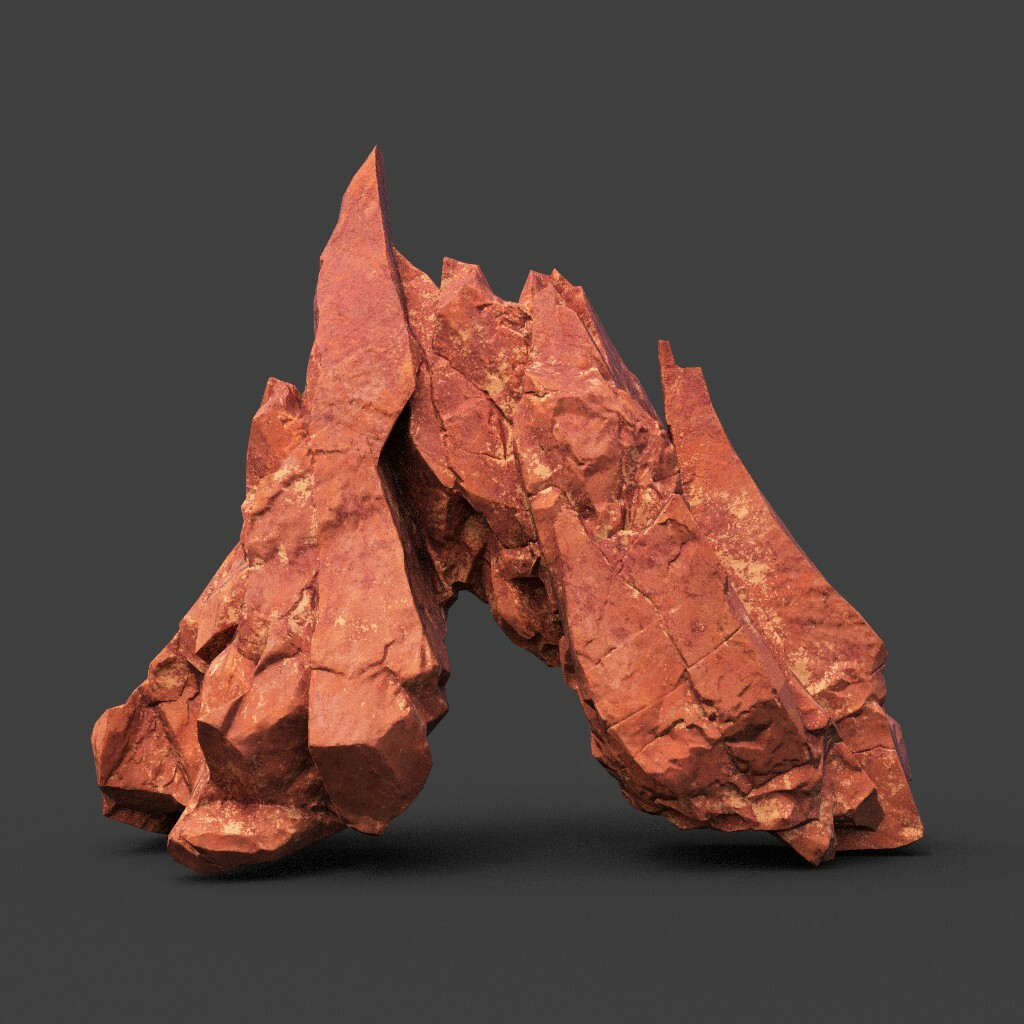 ArtStation - Scifi Yellow Sharp Rock 220611 - Ultra HD 16K Textures ...