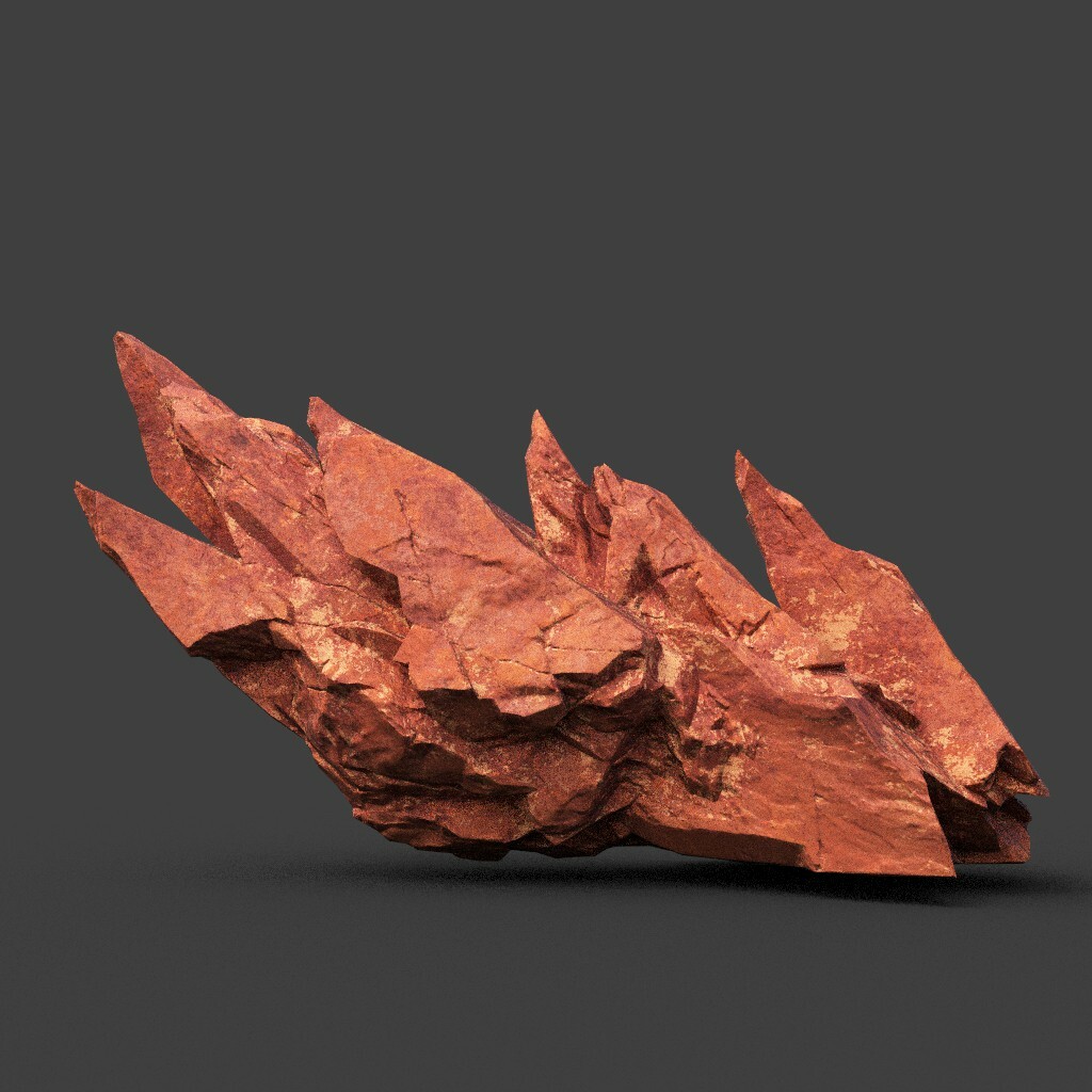 ArtStation - Scifi Yellow Sharp Rock 220611 - Ultra HD 16K Textures ...