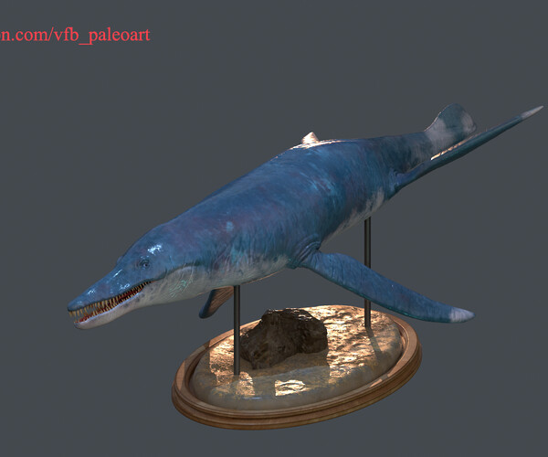 ArtStation - Pliosaurus funkei for 3D printing | Resources