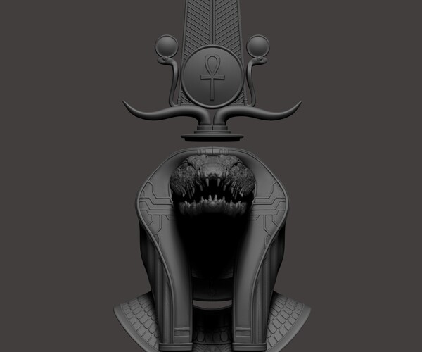 ArtStation - Sobek Mask - 3D Printing | Resources
