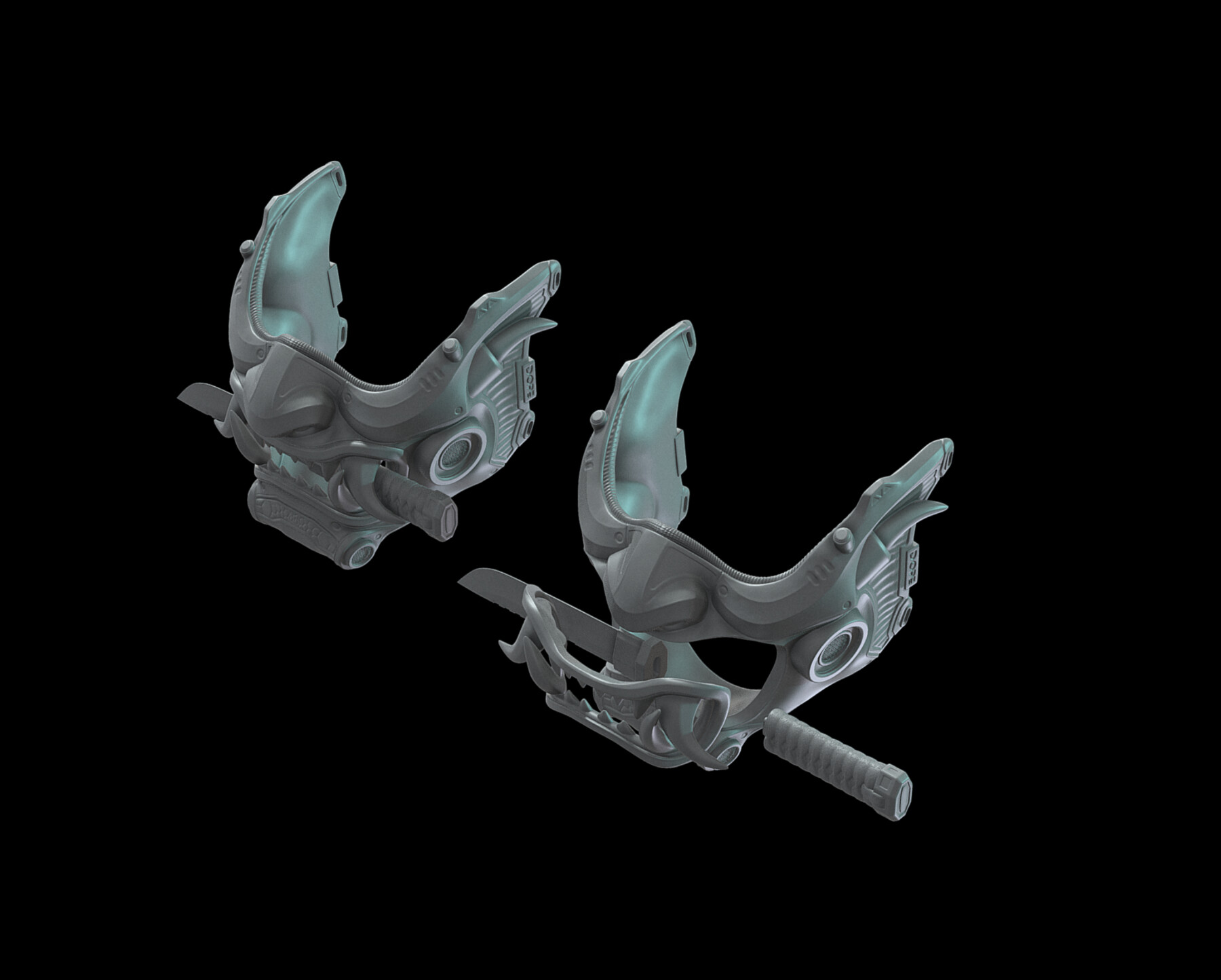 ArtStation - Katana Mask - 3D Printing | Resources