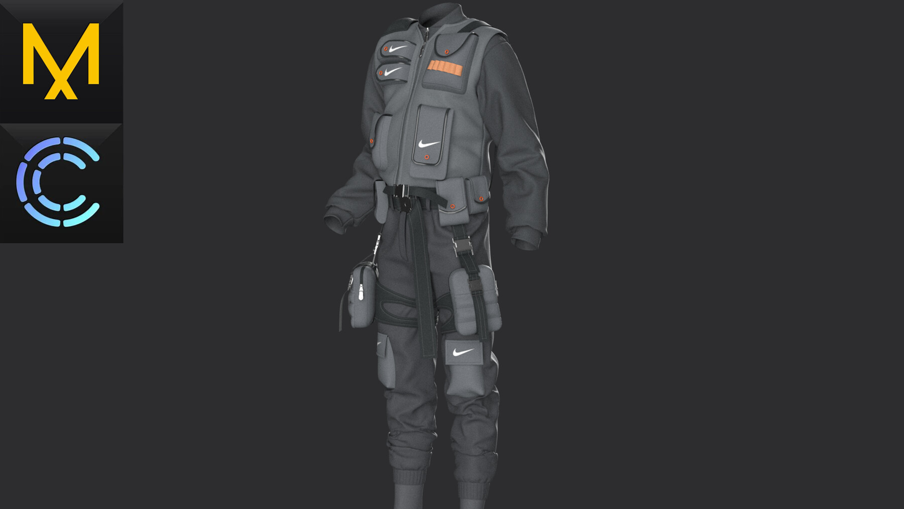 ArtStation - Male Outfit OBJ mtl FBX ZPRJ | Game Assets