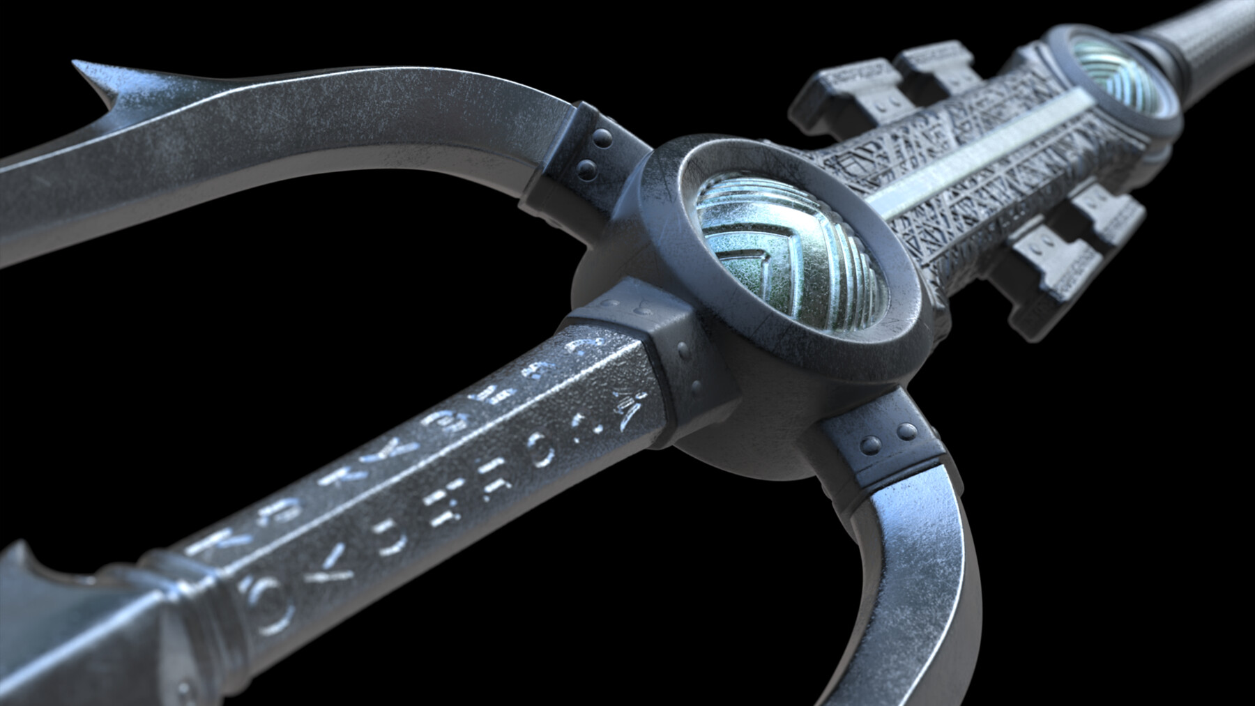 ArtStation - Poseidon's Trident - high and low poly | Resources