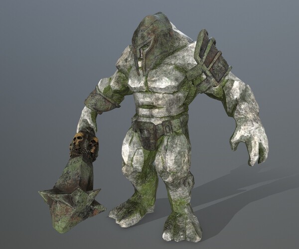 ArtStation - rock monster | Game Assets