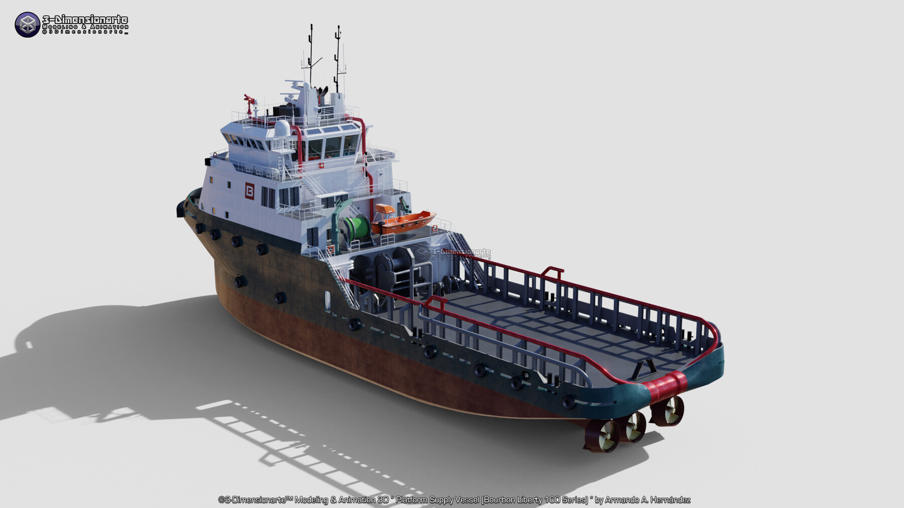 ArtStation - Platform Supply Vessel (PSV) | Resources