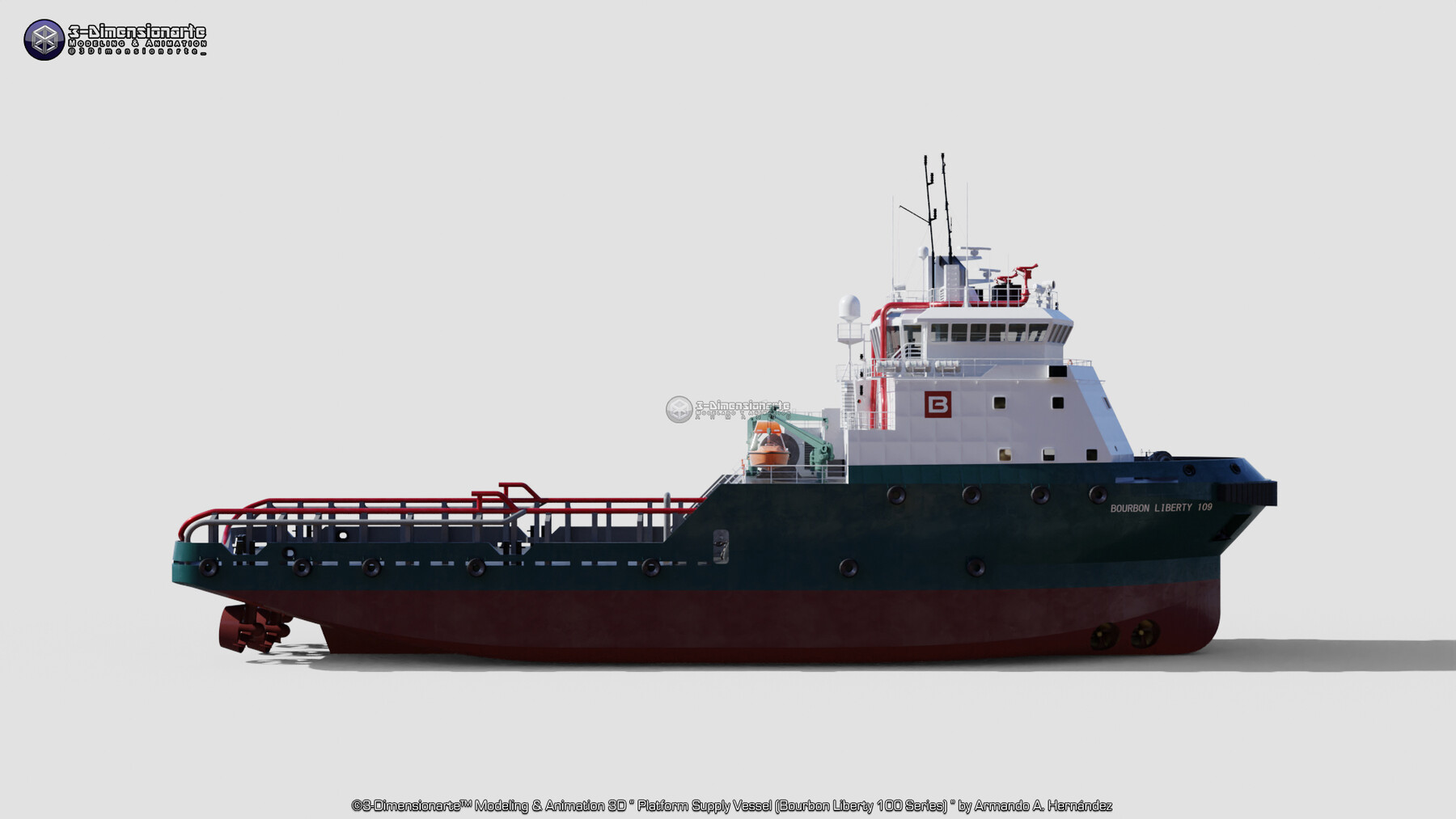 ArtStation - Platform Supply Vessel (PSV) | Resources