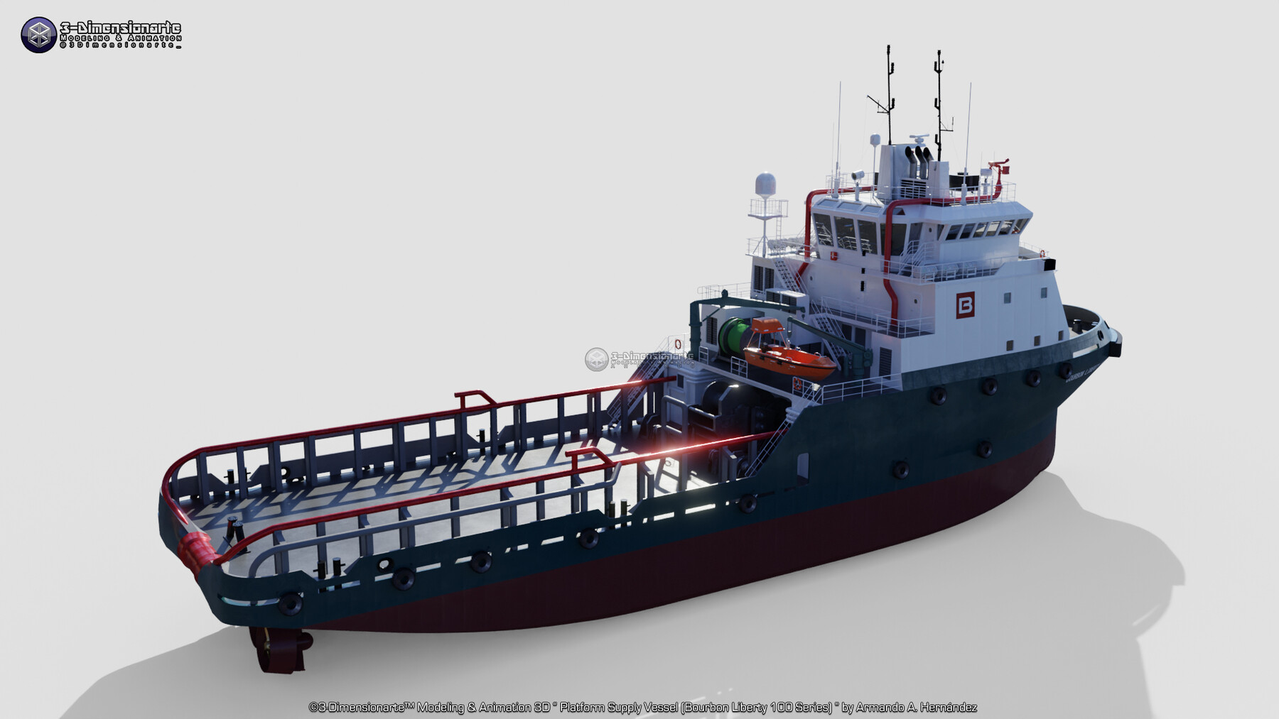 ArtStation - Platform Supply Vessel (PSV) | Resources