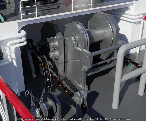 ArtStation - Platform Supply Vessel (PSV) | Resources