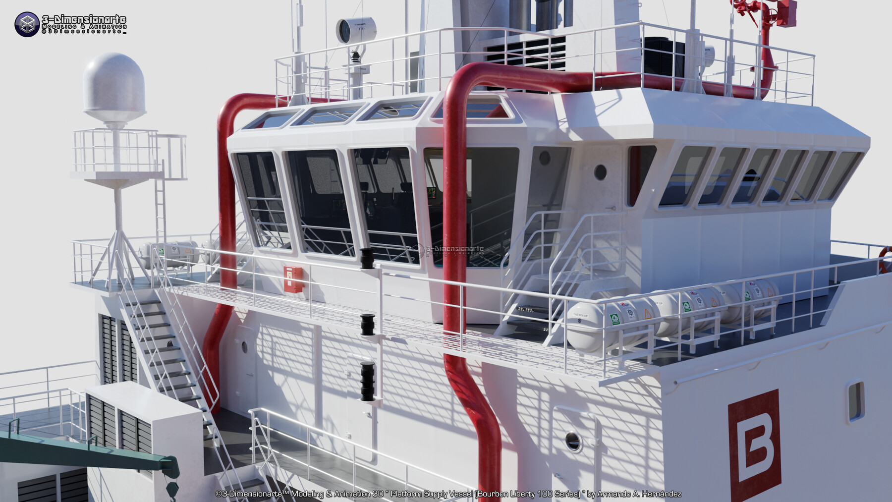 ArtStation - Platform Supply Vessel (PSV) | Resources