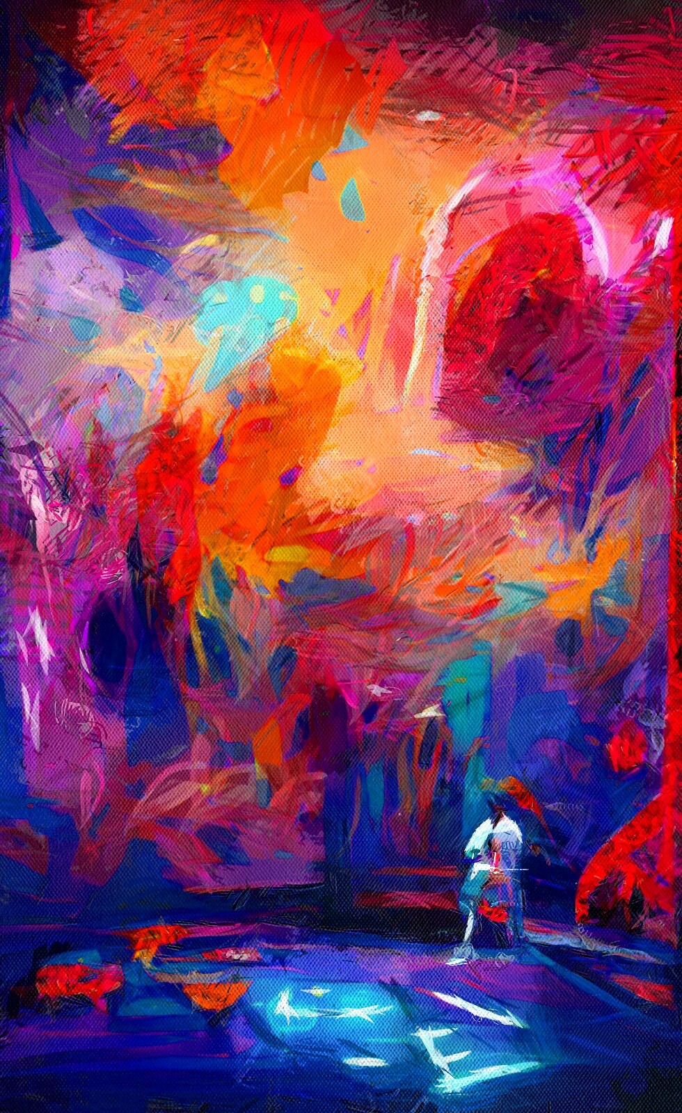 ArtStation - art studio Leroy Digital Paint background colorful | Artworks