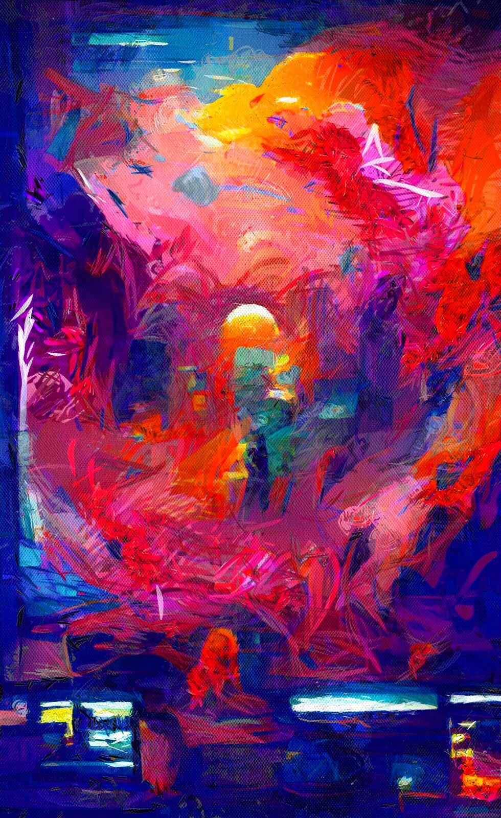 ArtStation - art studio Leroy Digital Paint background colorful | Artworks