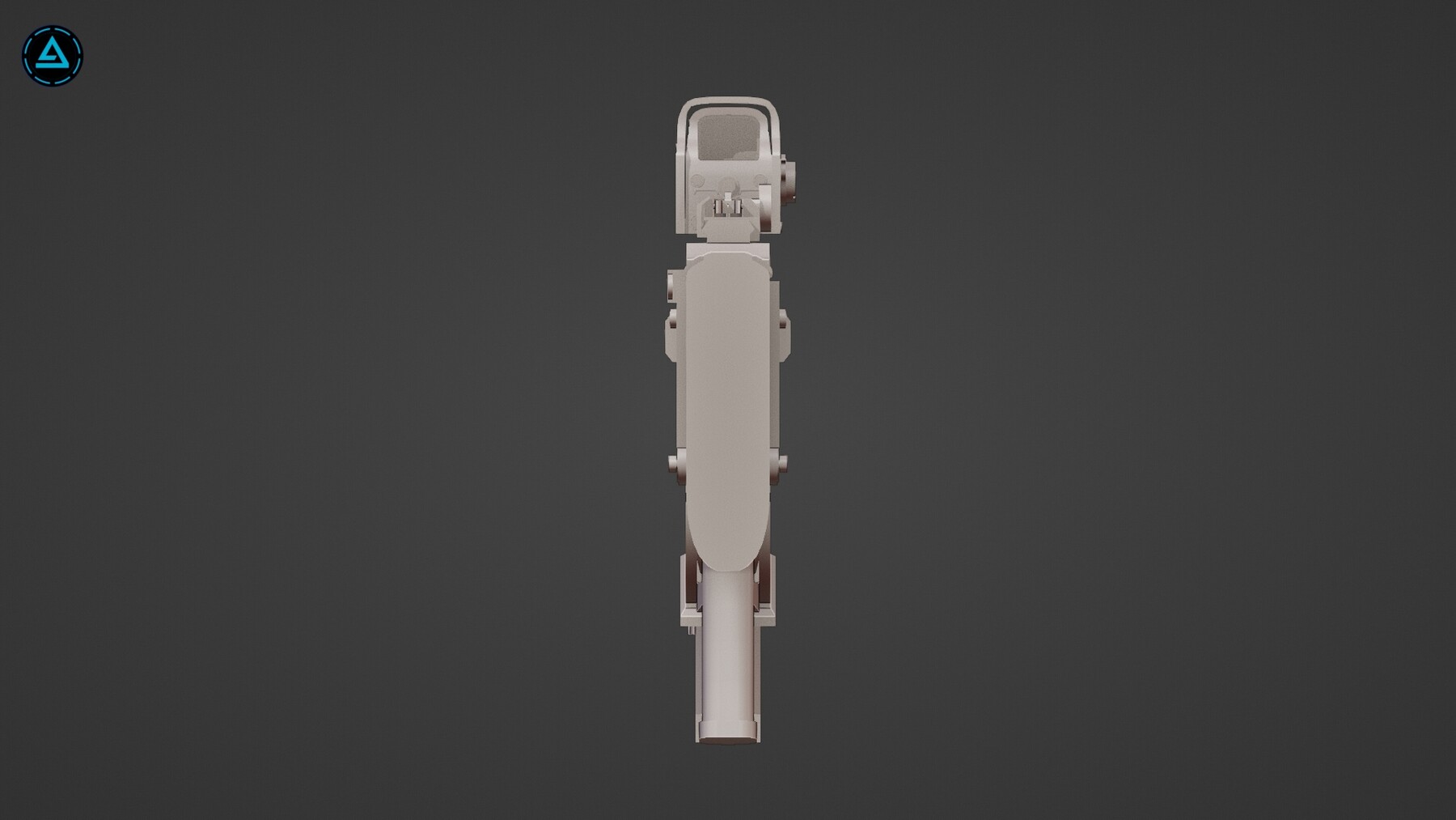 ArtStation - Proctor CP3 SMG Low-poly | Game Assets