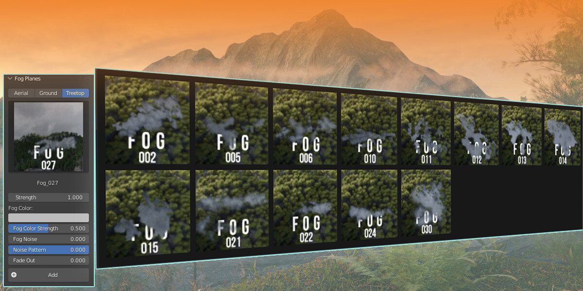ArtStation - Fog Planes - Addon for Blender | Resources