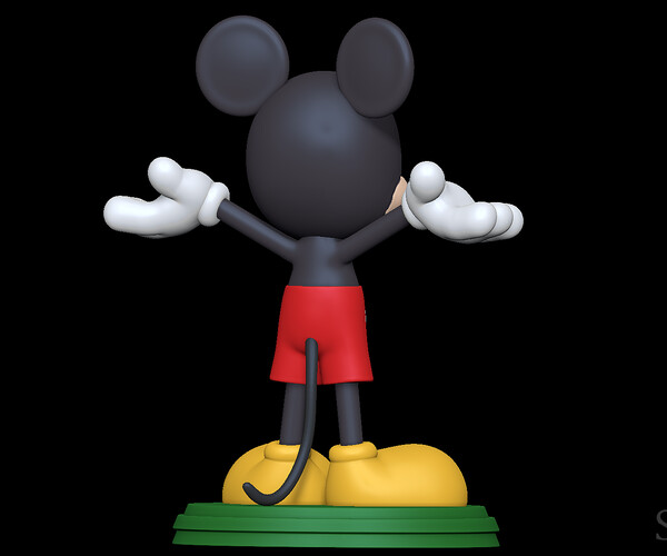 ArtStation - Mickey Mouse 3D print model | Resources