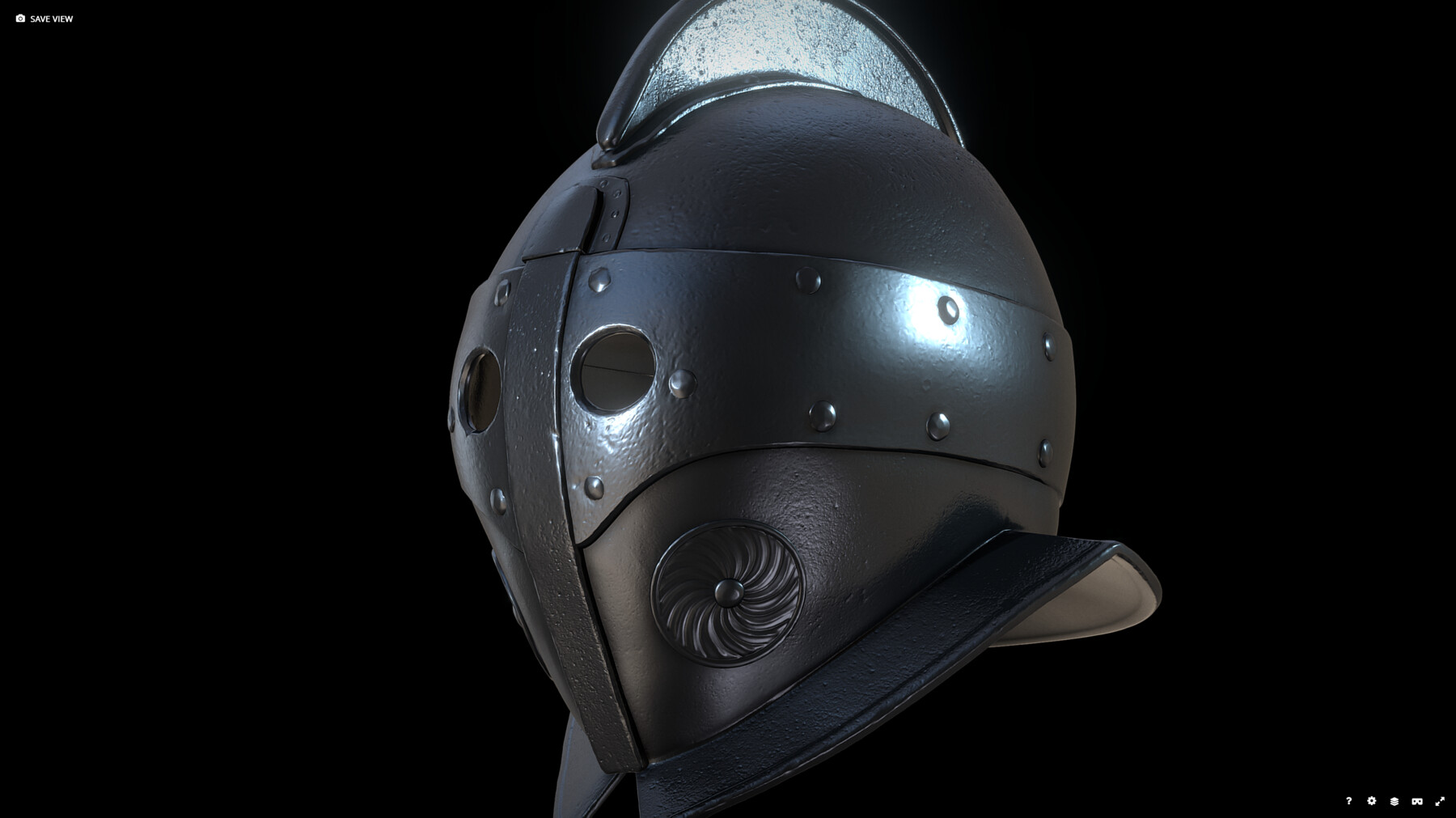 ArtStation - Gladiator Helmet - Secutor | Resources