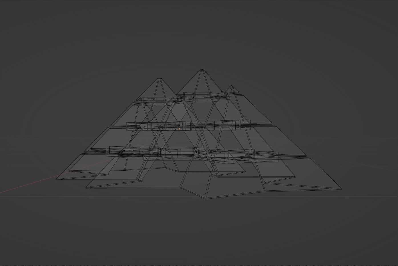 ArtStation - Futuristic Pyramidal Build Two Peaks | Game Assets