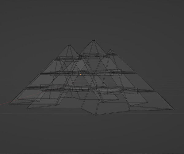 ArtStation - Futuristic Pyramidal Build Two Peaks | Game Assets