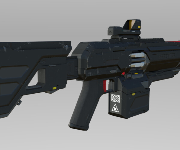 ArtStation - Assault Rifle Concept | Game Assets