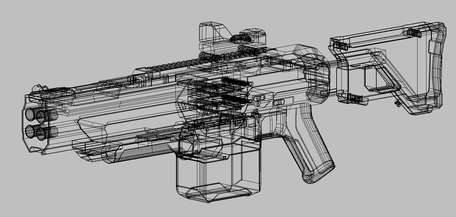 ArtStation - Assault Rifle Concept | Game Assets