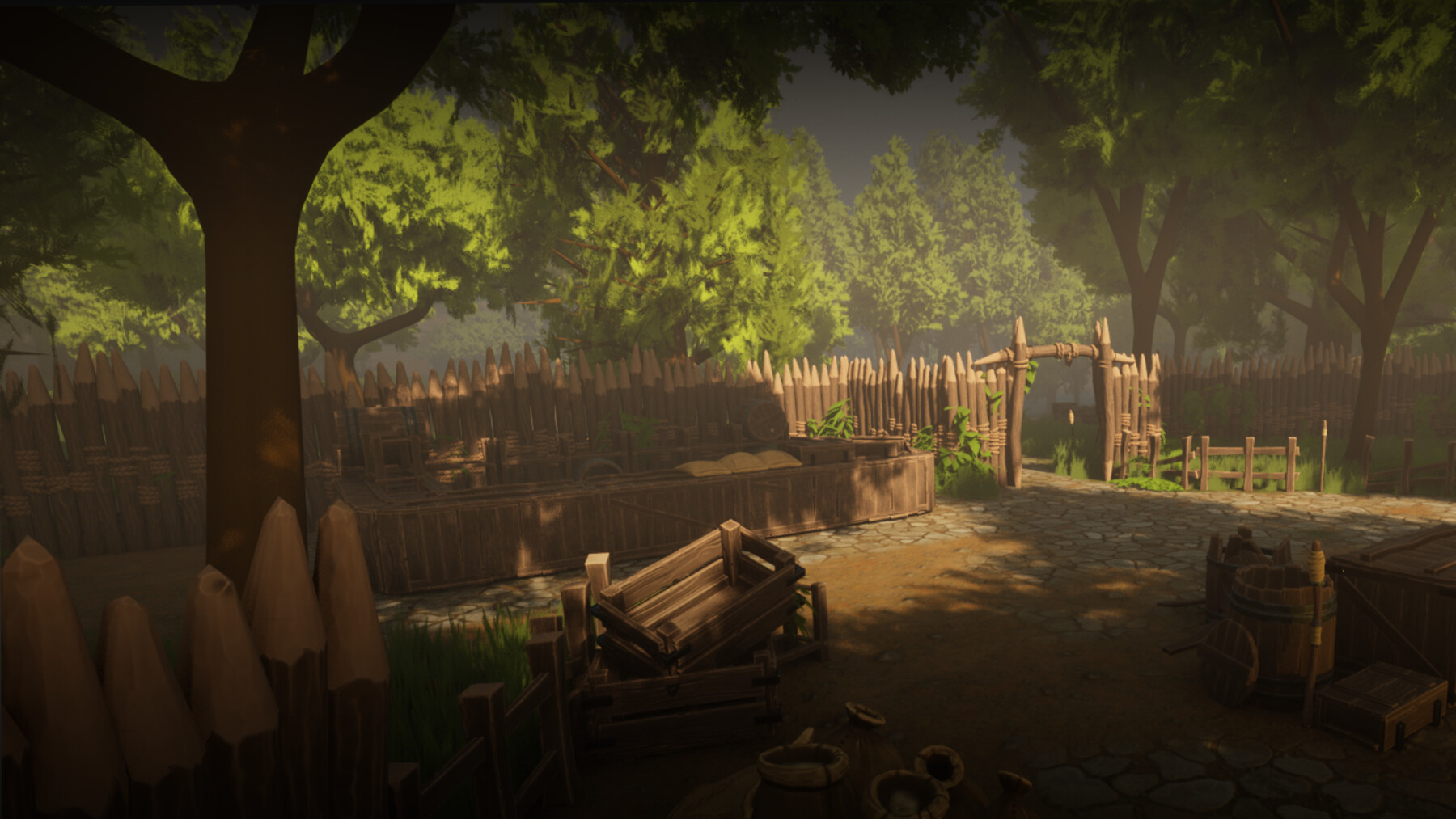 ArtStation - Stylized Fences and Palisades Bundle | Game Assets