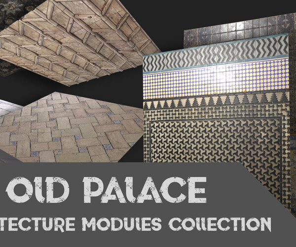 ArtStation - Old Palace - Architecture Modules Collection | Game Assets
