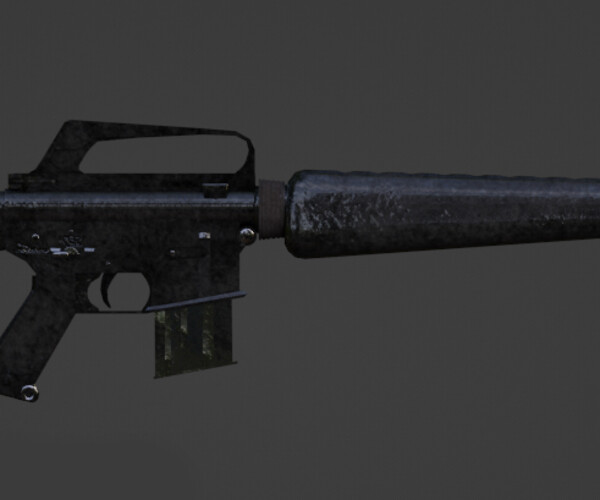 ArtStation - M16A1[Vietnam War] Game Ready | Game Assets
