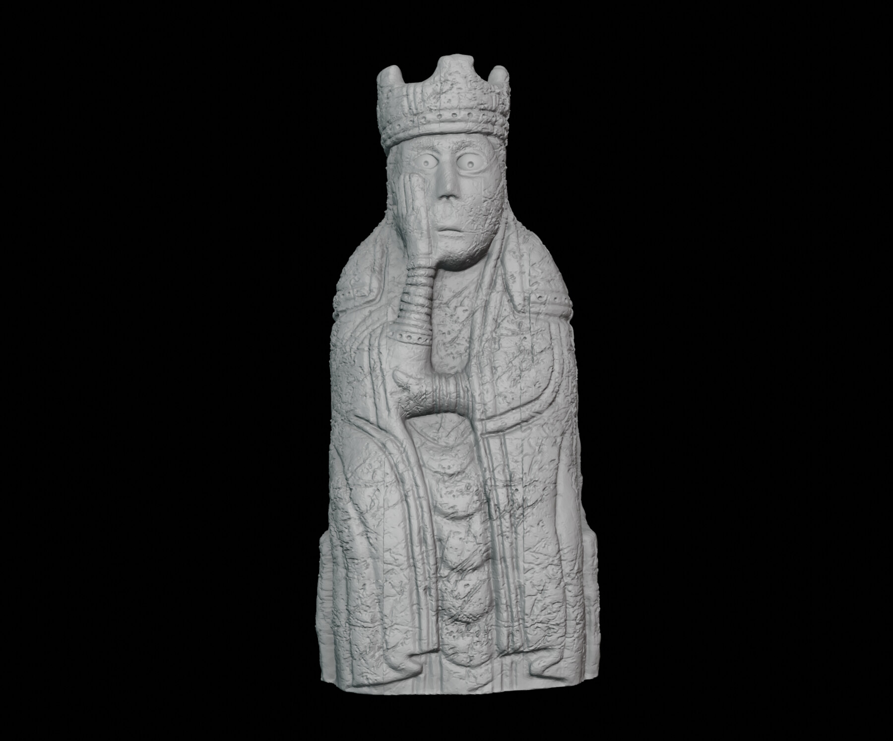ArtStation - the king lewis chessmen 3D print model | Resources