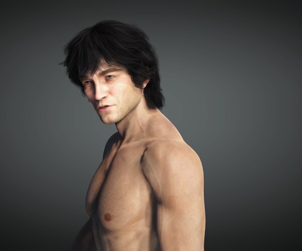 ArtStation - Robert Pattinson - Game ready - Fully rigged ( Fbx ...