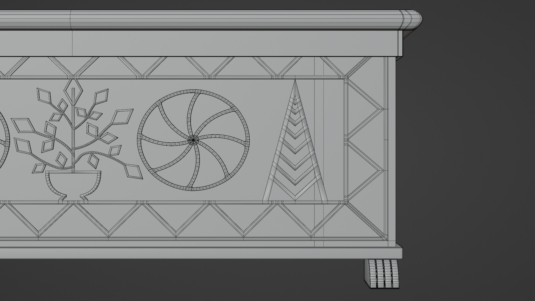 ArtStation - Antique Chest | Game Assets