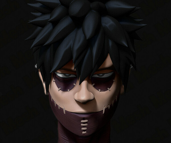 ArtStation - 3D Model - Dabi (Mha) | Resources