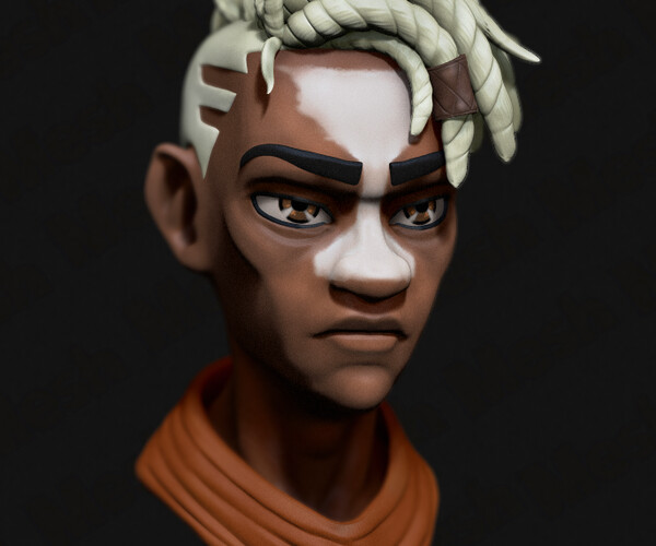 ArtStation - 3D Model - Ekko (Arcane) | Resources