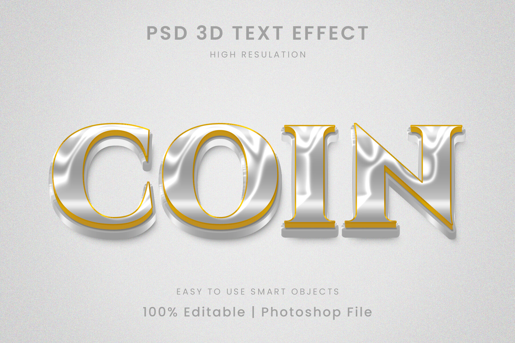 ArtStation - Editable Coin Modern 3D Text Effects | Artworks