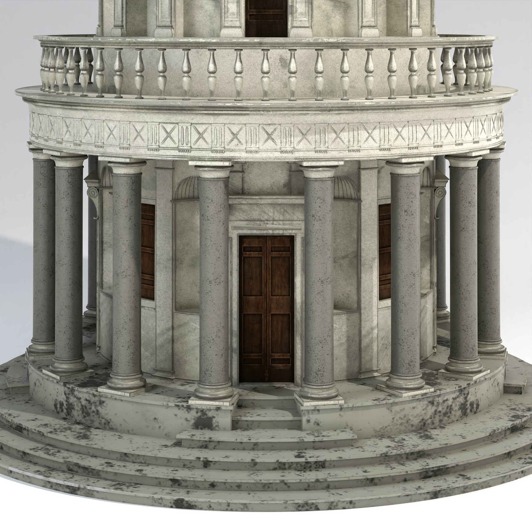 ArtStation - Roman temple - Tempietto del Bramante | Game Assets